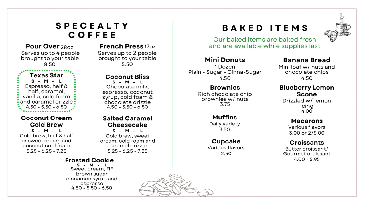 Flower In Flour | Menu